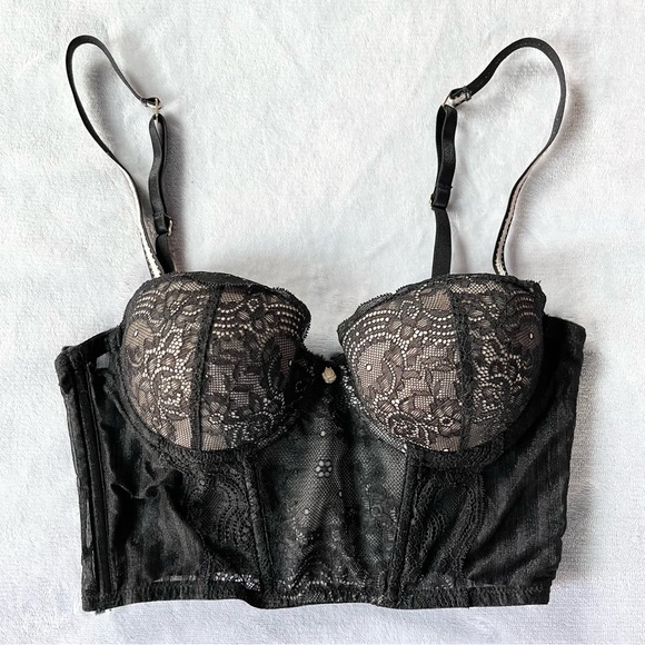 Anthropologie | Intimates & Sleepwear | Anthropologie Black Lace ...